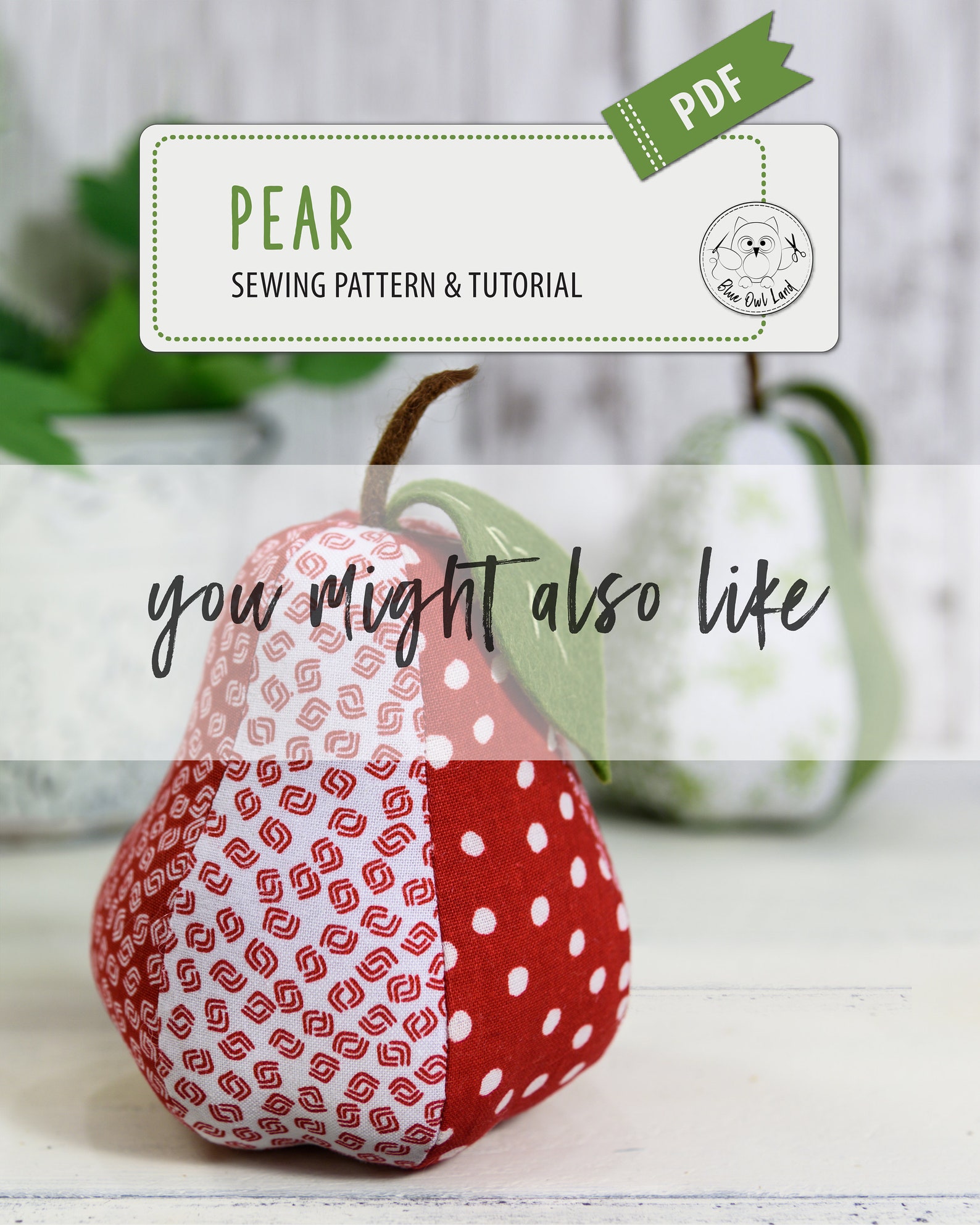APPLE PDF Sewing Pattern Tutorial. Pin Cushion Pattern. Pdf - Etsy