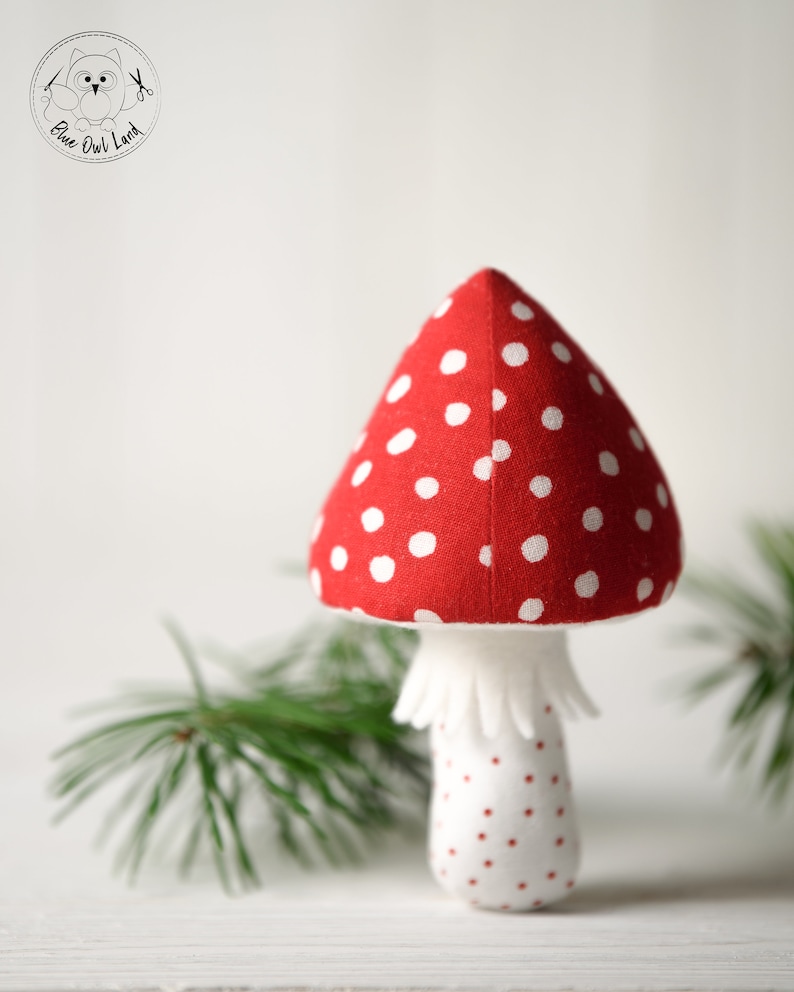MUSHROOM and LEAVES Sewing Pattern. PDF Pattern and Tutorial. - Etsy