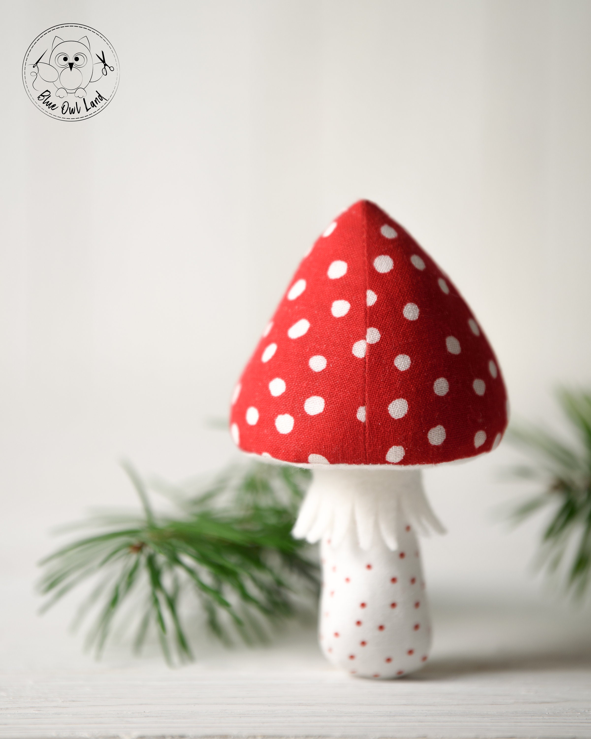 MUSHROOM and LEAVES Sewing Pattern. PDF Pattern and Tutorial. - Etsy