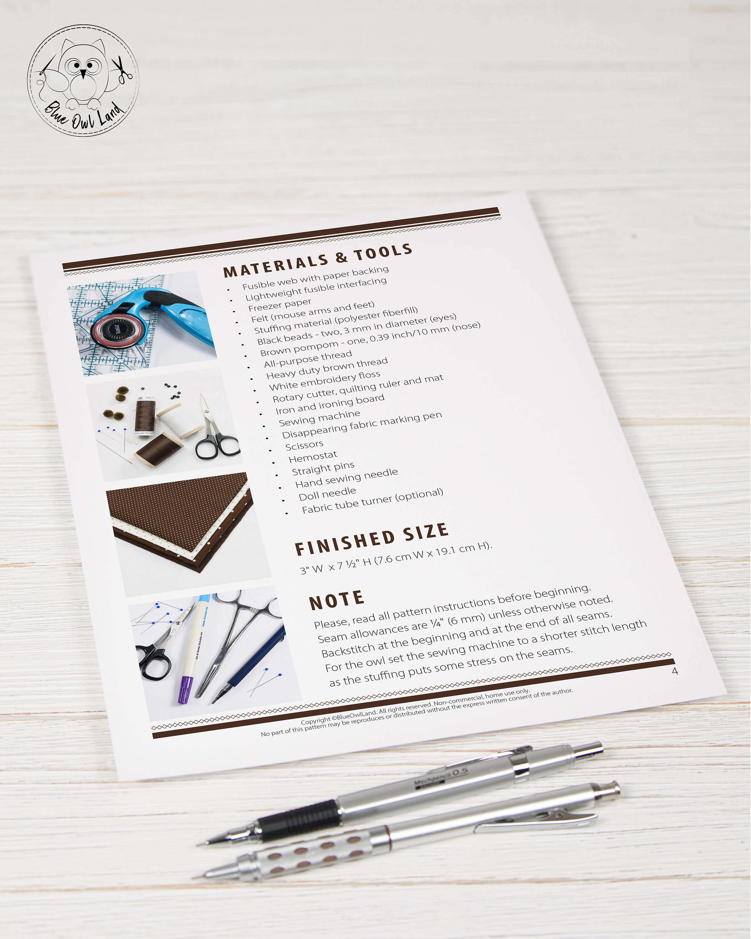 MOUSE PDF Sewing Pattern Tutorial. Mouse Pincushion Pattern. - Etsy UK