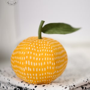 MODERN ORANGE PDF Sewing Pattern Tutorial. Orange Pattern. Pincushion ...