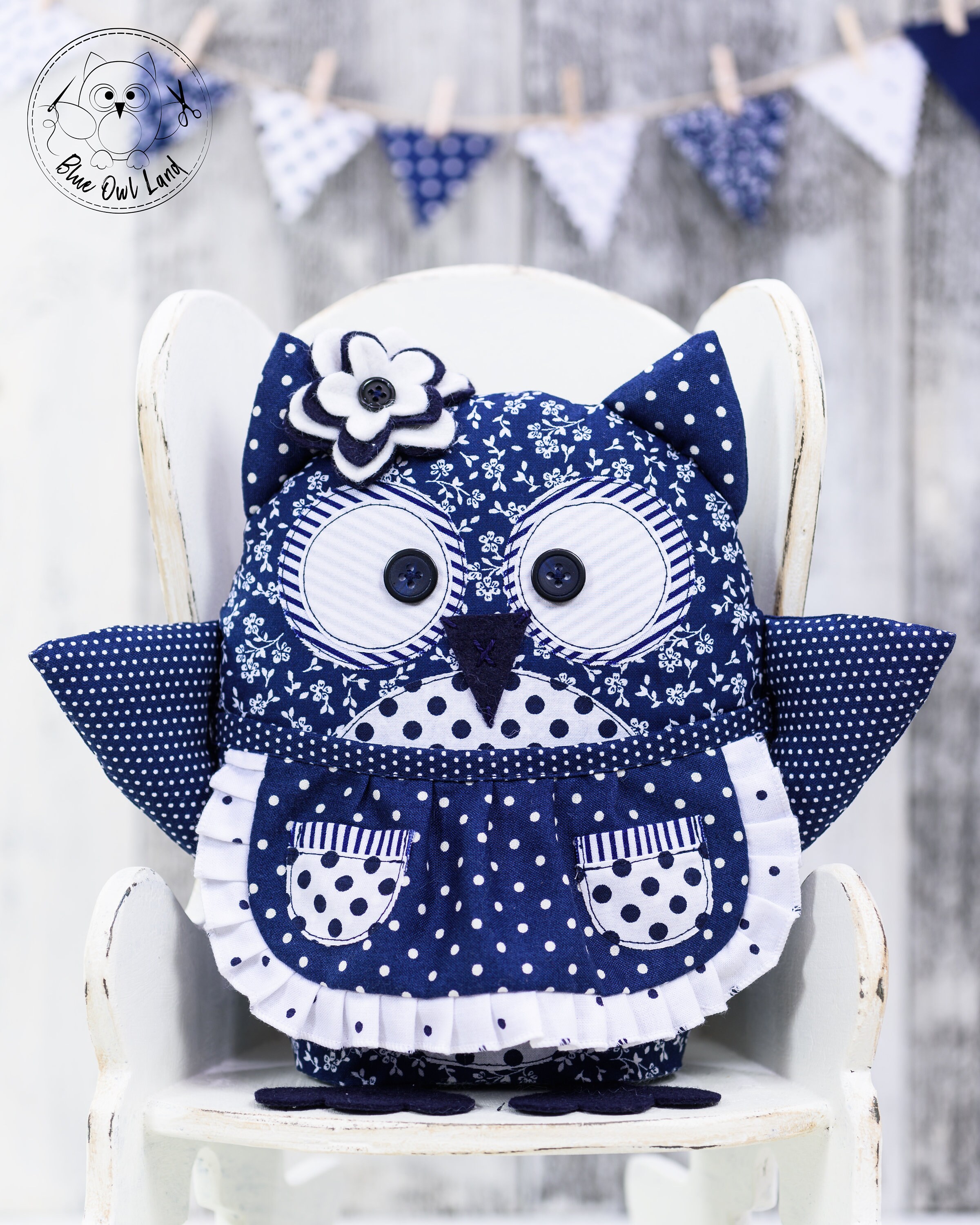 OLISA OWL PDF Sewing Pattern Tutorial. Owl Sewing Pattern. Owl ...