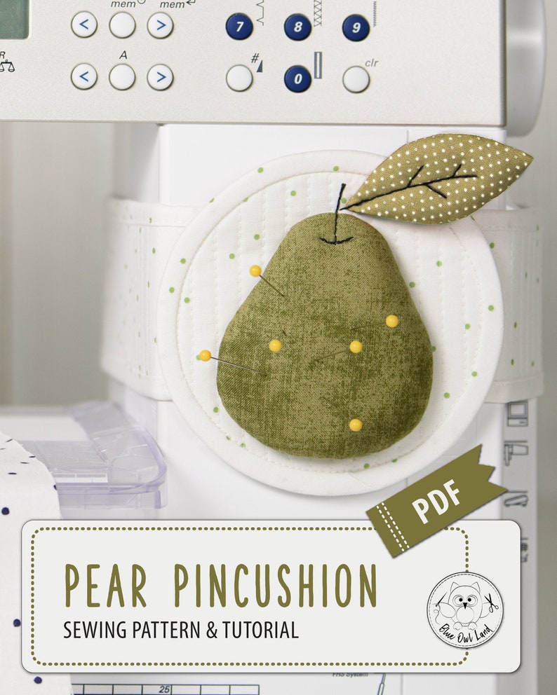PEAR PINCUSHION PDF Sewing Pattern Tutorial. Pear Pattern. - Etsy