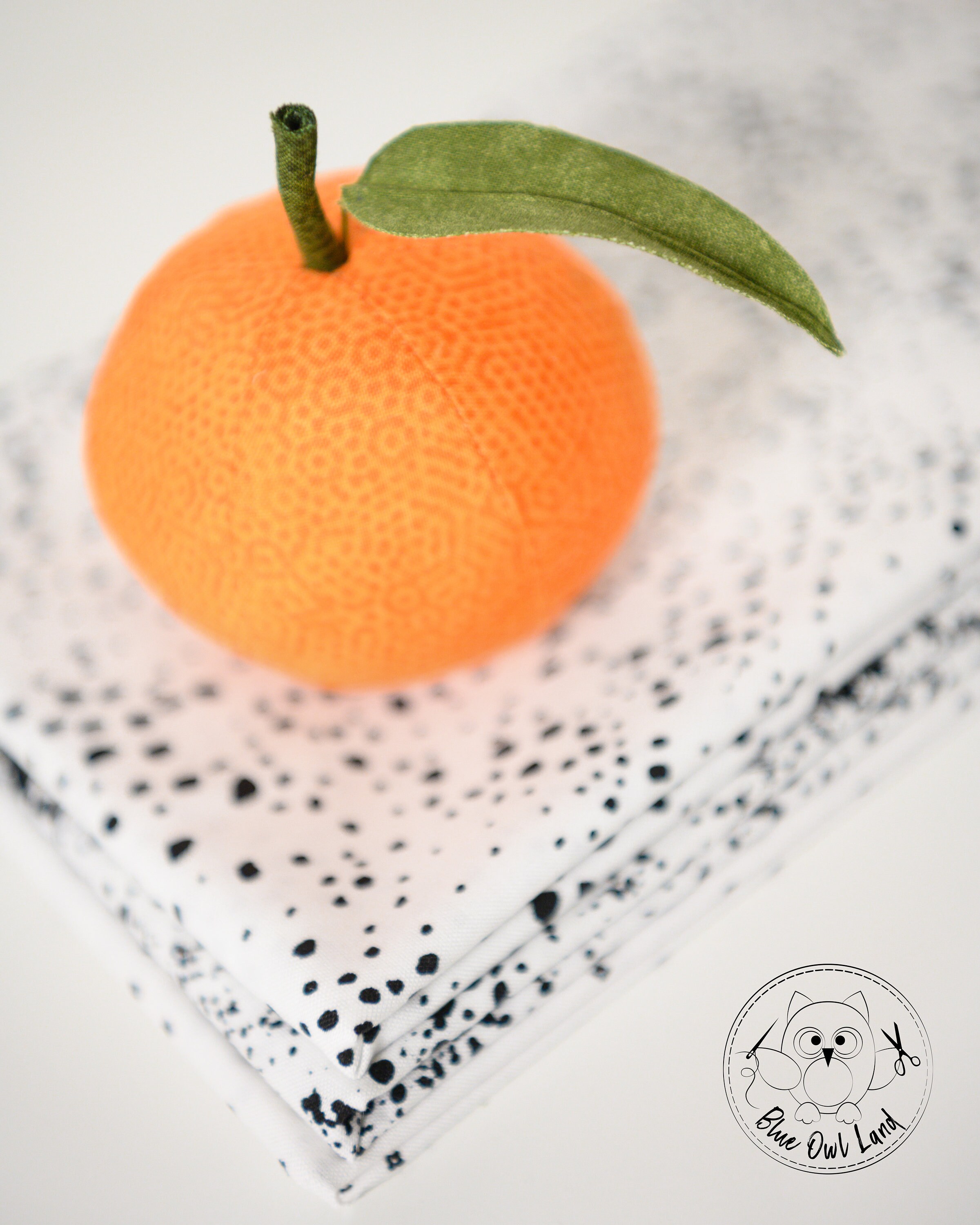 MODERN ORANGE PDF Sewing Pattern Tutorial. Orange Pattern. Pincushion ...