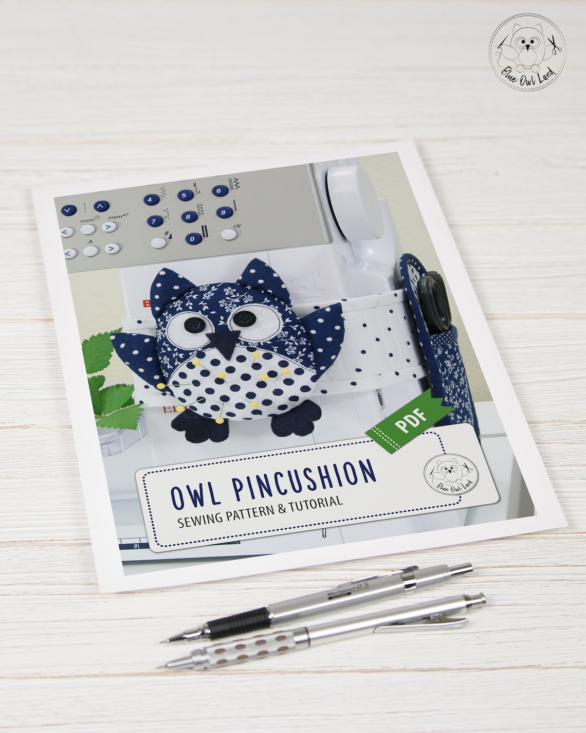 OWL PINCUSHION PDF Sewing Pattern Tutorial. Pdf Sewing - Etsy