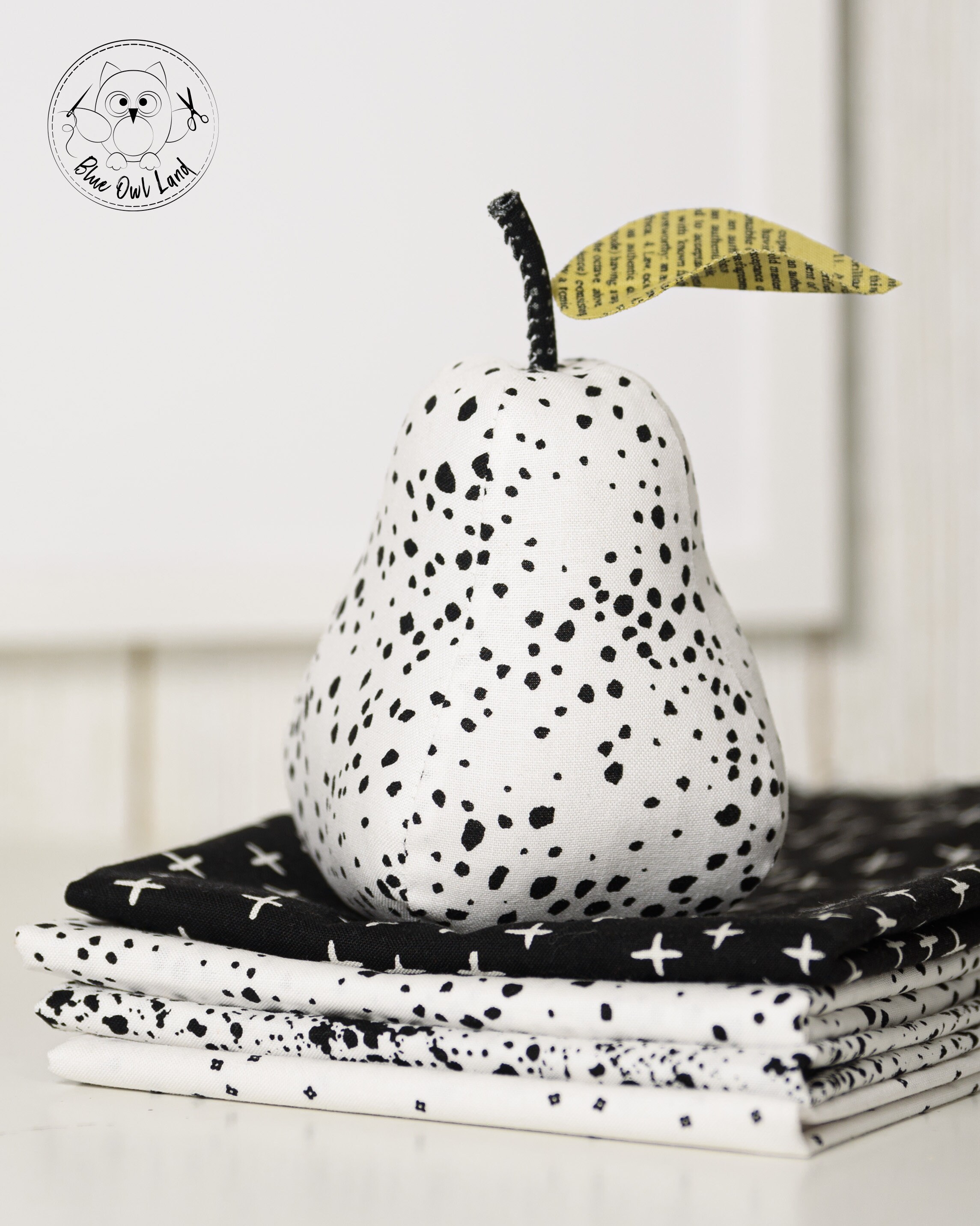 MODERN PEAR PDF Sewing Pattern Tutorial. Pear Pattern. Pincushion ...