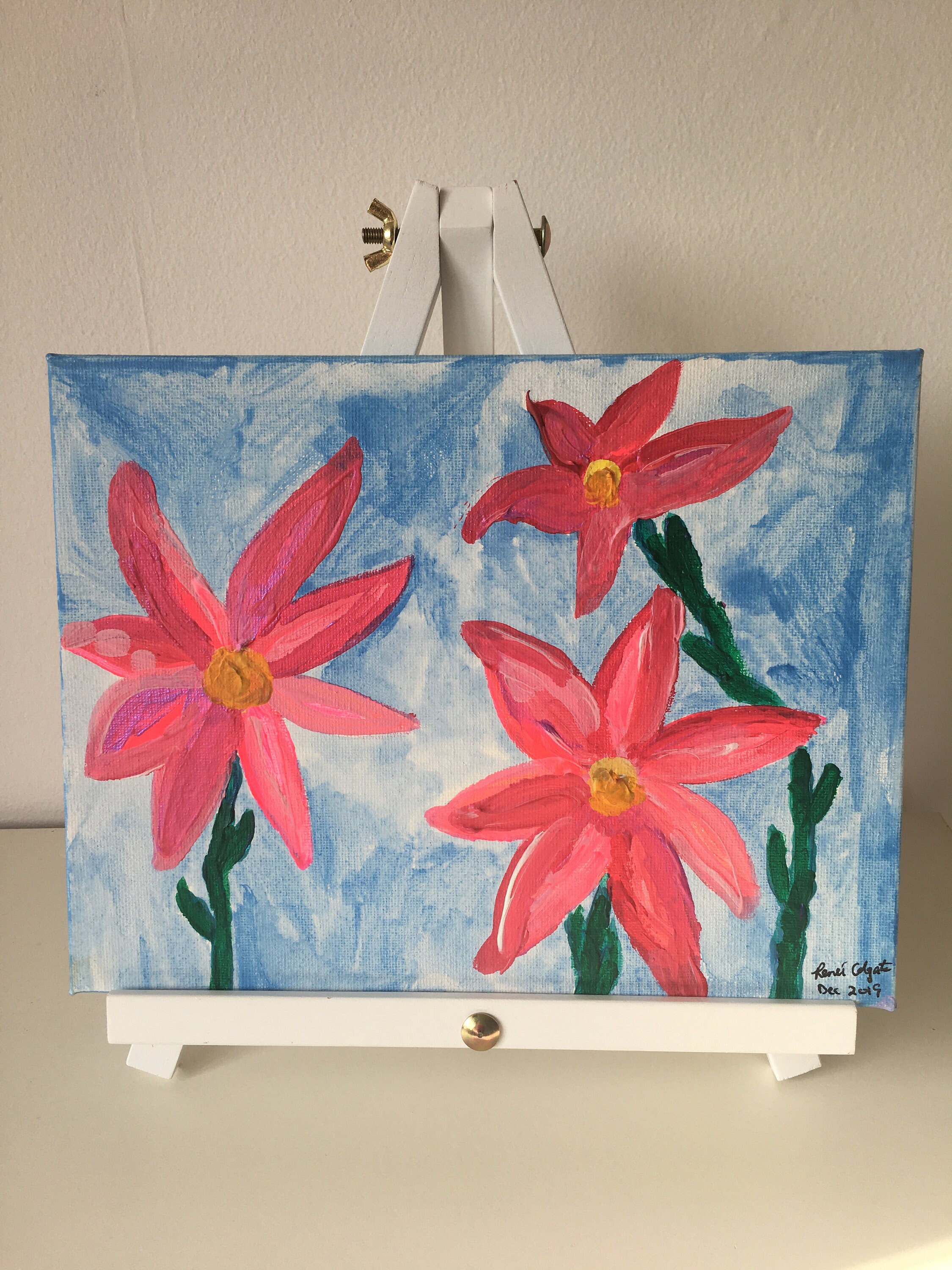 Rene Paintings Flowers