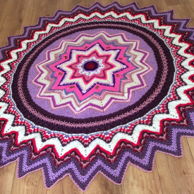 Mandala Afghan - Etsy