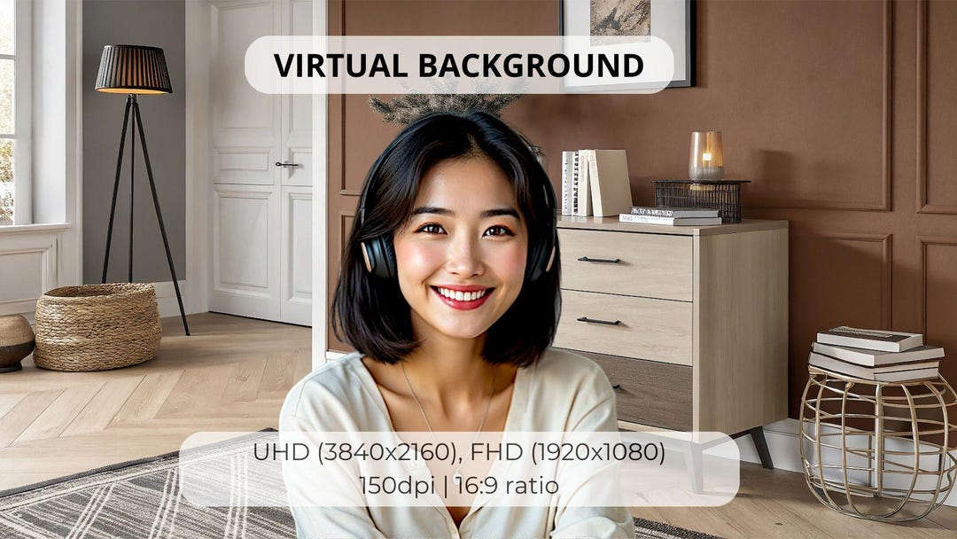 Zoom Virtual Background Meetings, Home Office, Videoconference ...