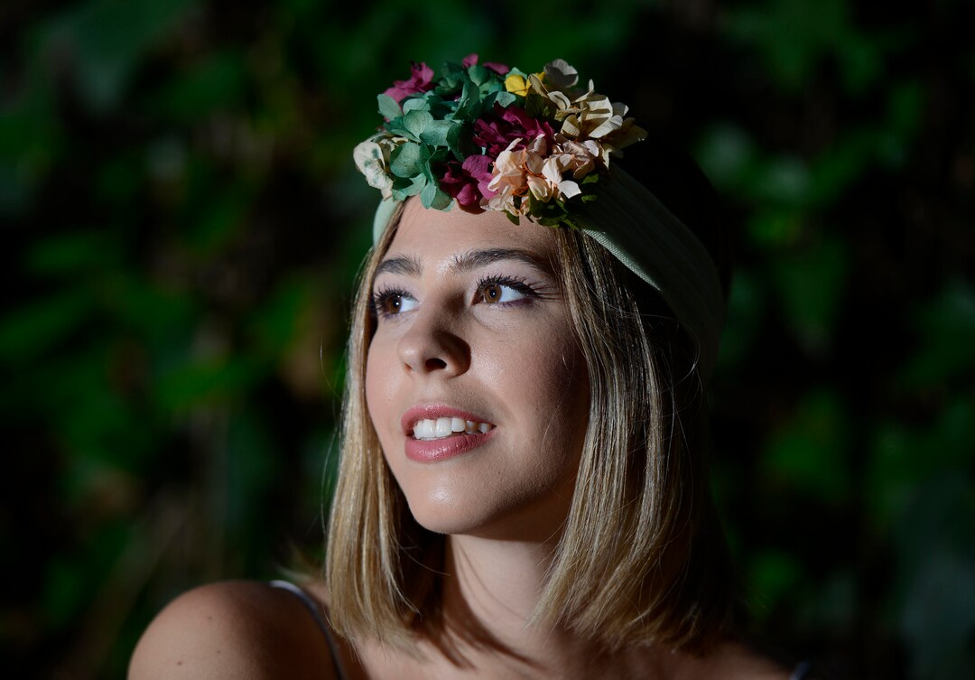 Bridal Turban Flower Fascinator Flower Turban Style Headband - Etsy