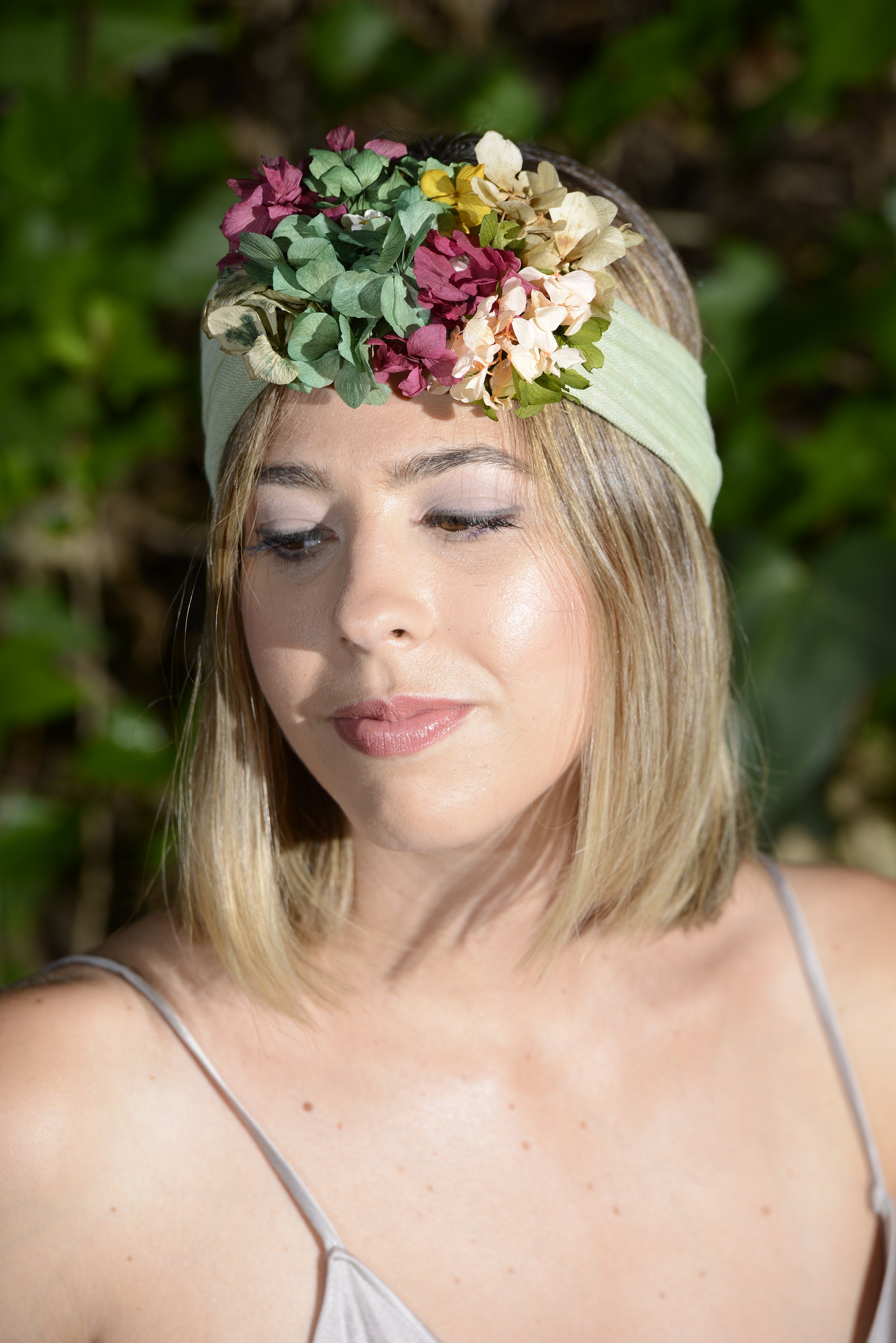 Bridal Turban Flower Fascinator Flower Turban Style Headband - Etsy
