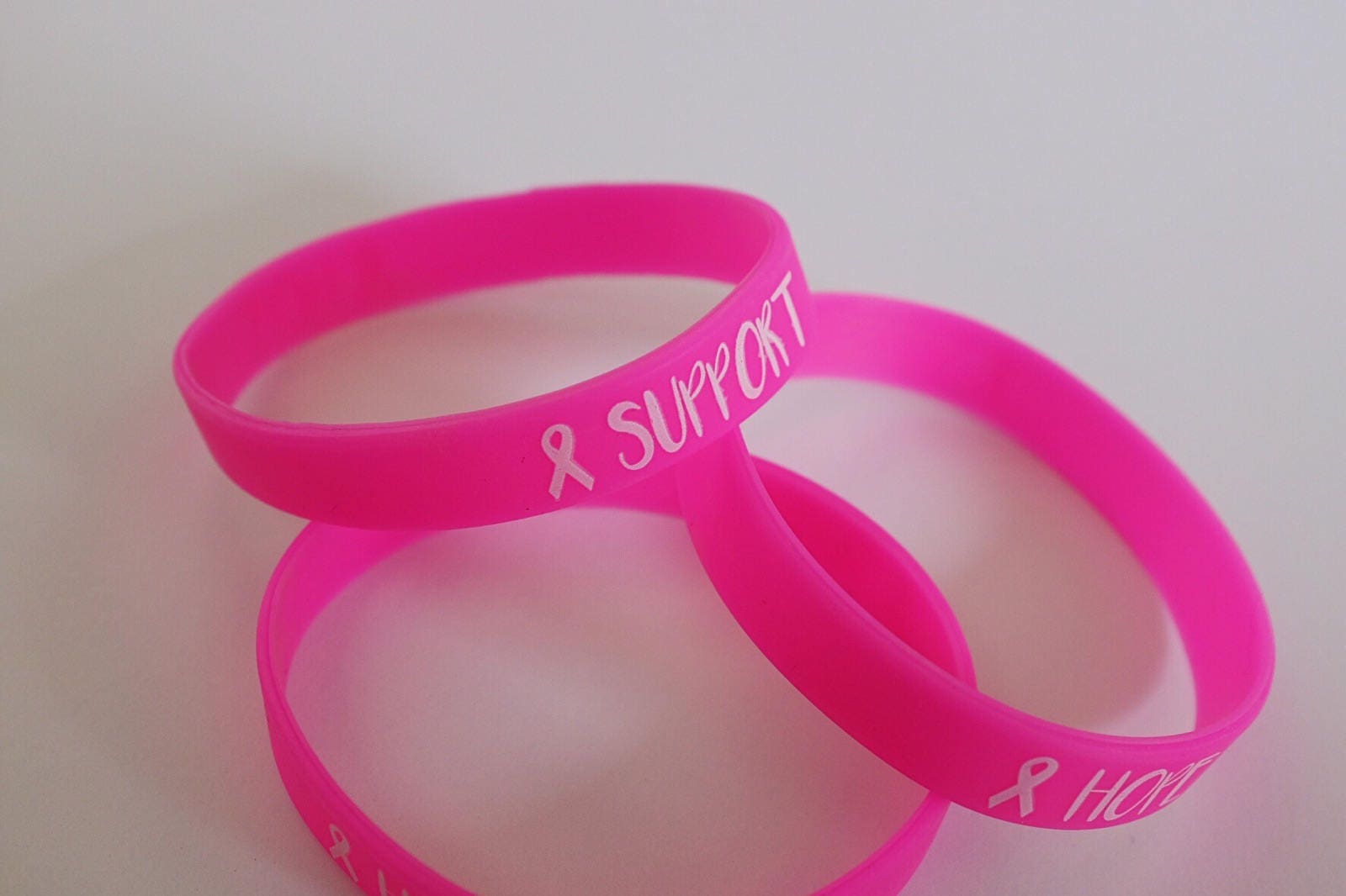 Breast Cancer Support Bracelets - Etsy