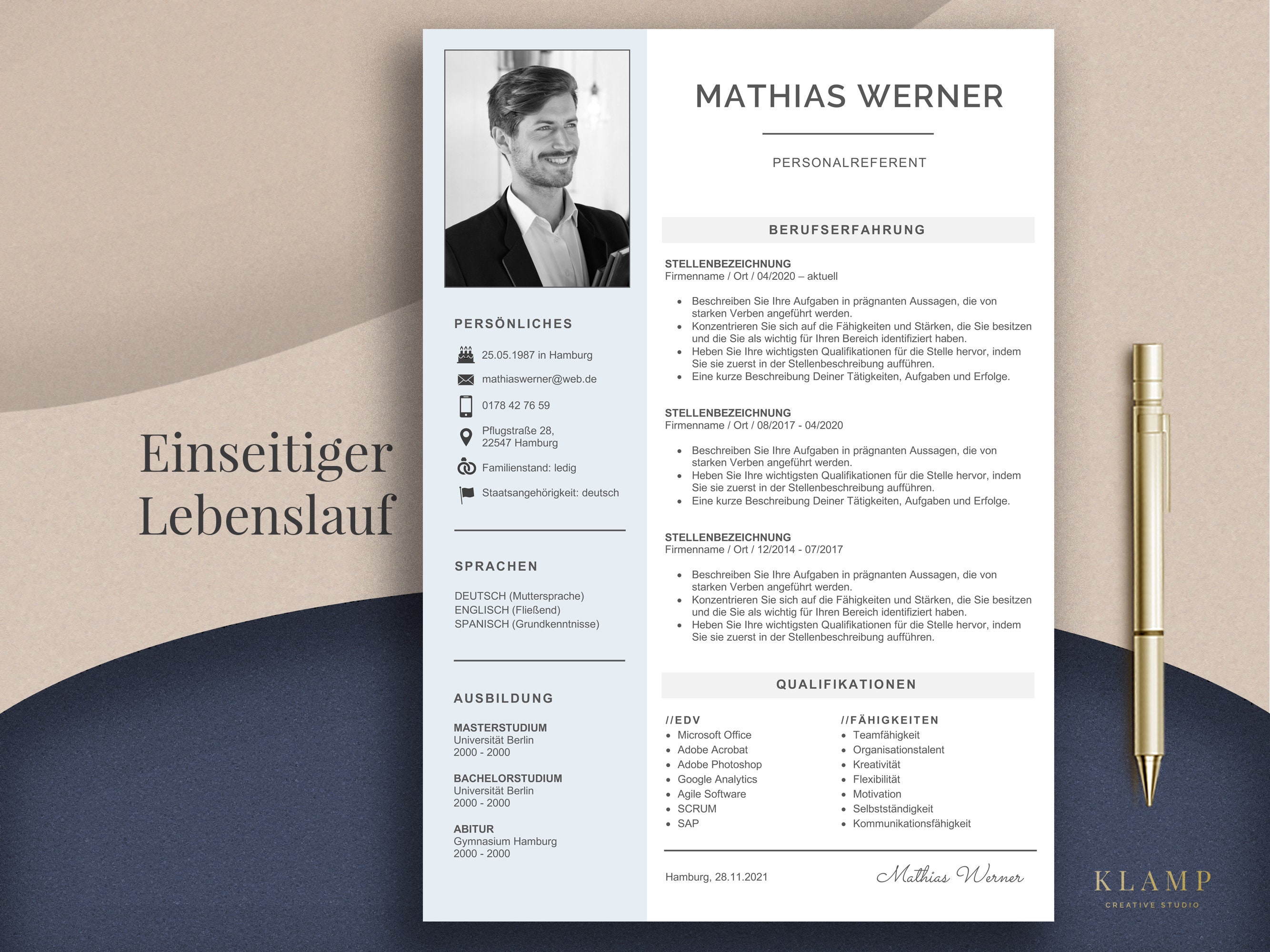 Stepstone Lebenslauf Generator Kostenlose Lebenslauf Muster 2025