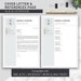 Resume Template Bundle Word and Pages Cover Letter Executive Resume ...