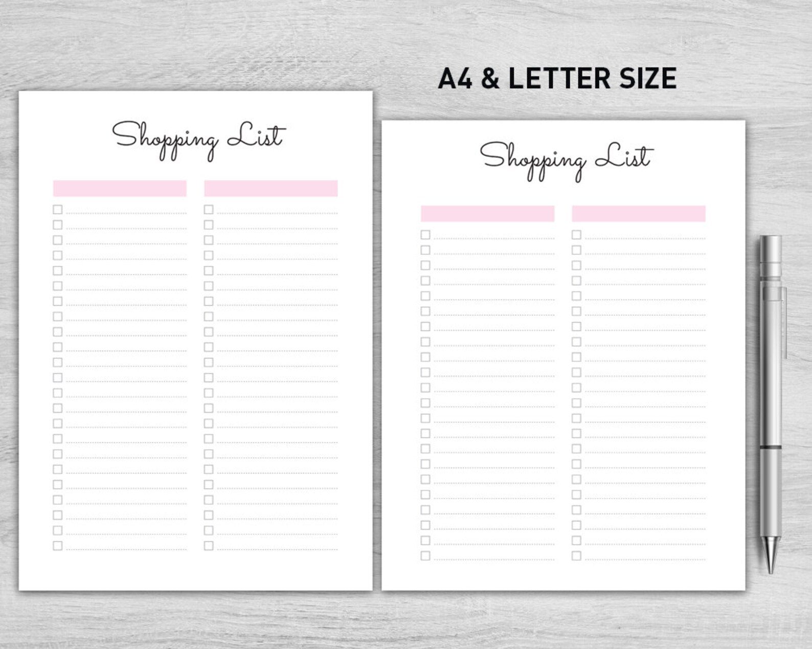 Shopping Planner, Shopping List, Printable Shopping List, Shopping Plan ...