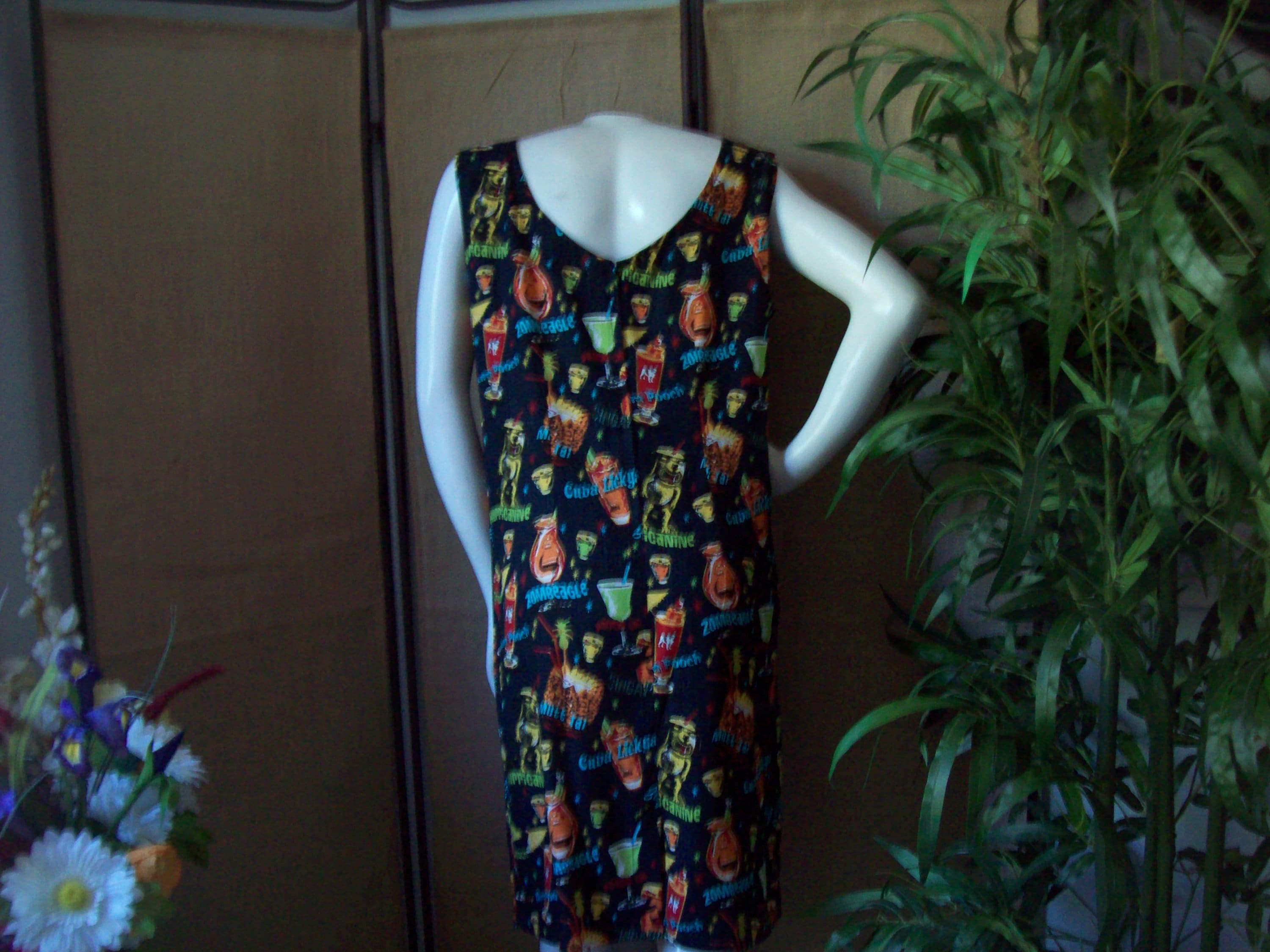 Hawaiian Shift Beachcomber by Big Dogs Island Dress Luau Dress Dog ...