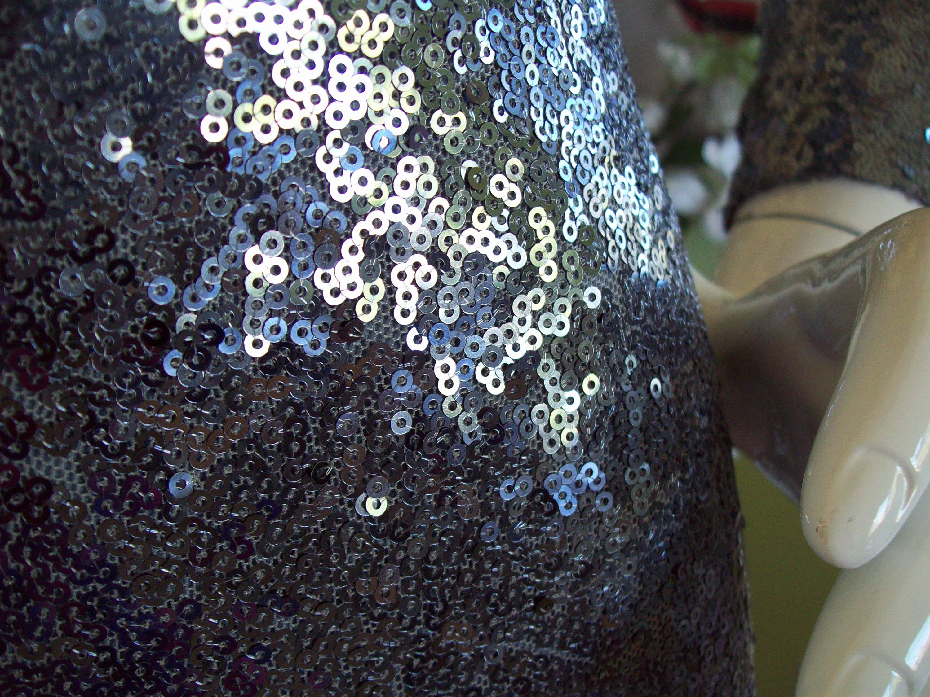 Silver-blue Bodycon Party Dress Periwinkle Silver Sequin New - Etsy