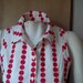Sock Hop Doo Wop Dress 50's Dance Soda Fountain Bobbie Soxer Cherry Red ...