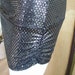 Silver Spangles Bodycon Cowl Neckline Mini Dress Clubbing - Etsy