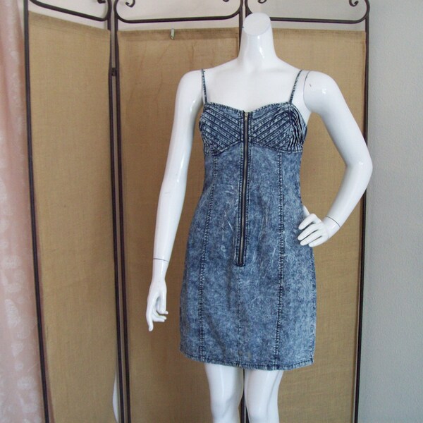 Acid Wash Dress - Etsy