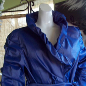 Trench Coat Dress Lightweight Spring-summer Coat Ruffled Hemline High ...