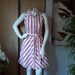 Sock Hop Doo Wop Dress 50's Dance Soda Fountain Bobbie Soxer Cherry Red ...