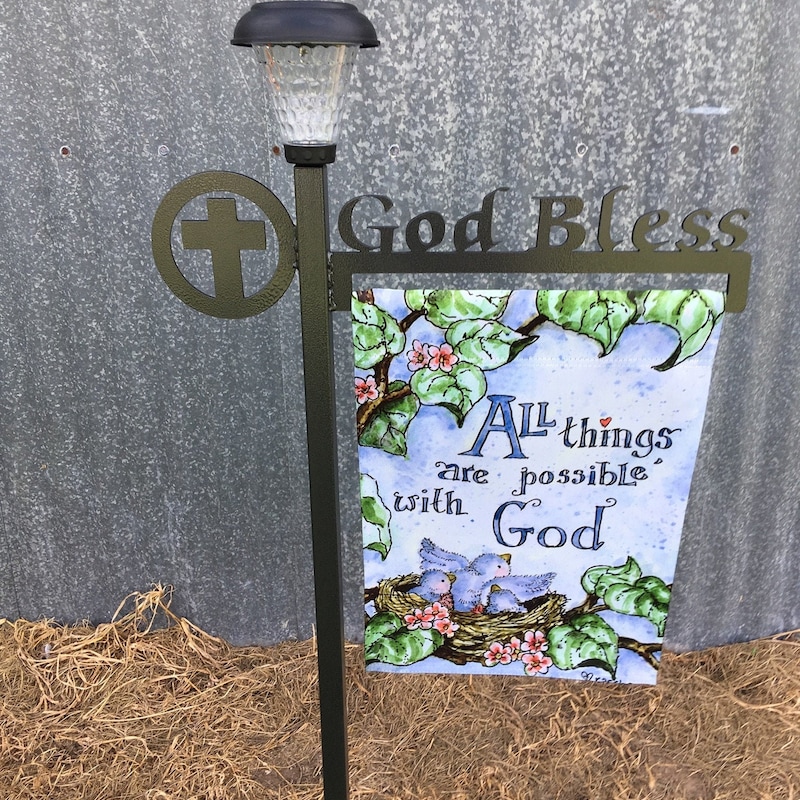 Yard Cross With Stand - Etsy