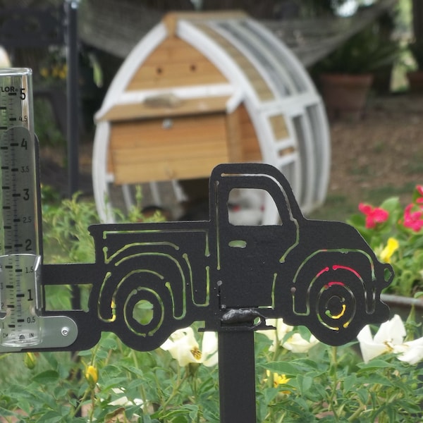 Tractor Rain Gauge - Etsy
