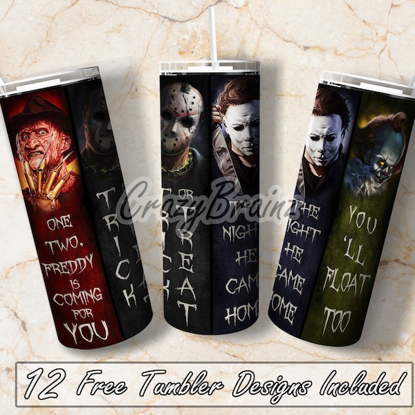 Horror Sublimation Designs - Etsy