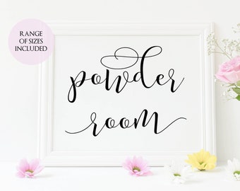 Ladies Powder Room | Etsy