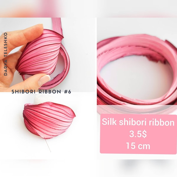 Shibori Silk Ribbon - Etsy