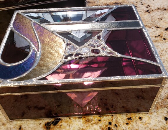 How To Make A Hinge For Stained Glass Box - Glass Door Ideas