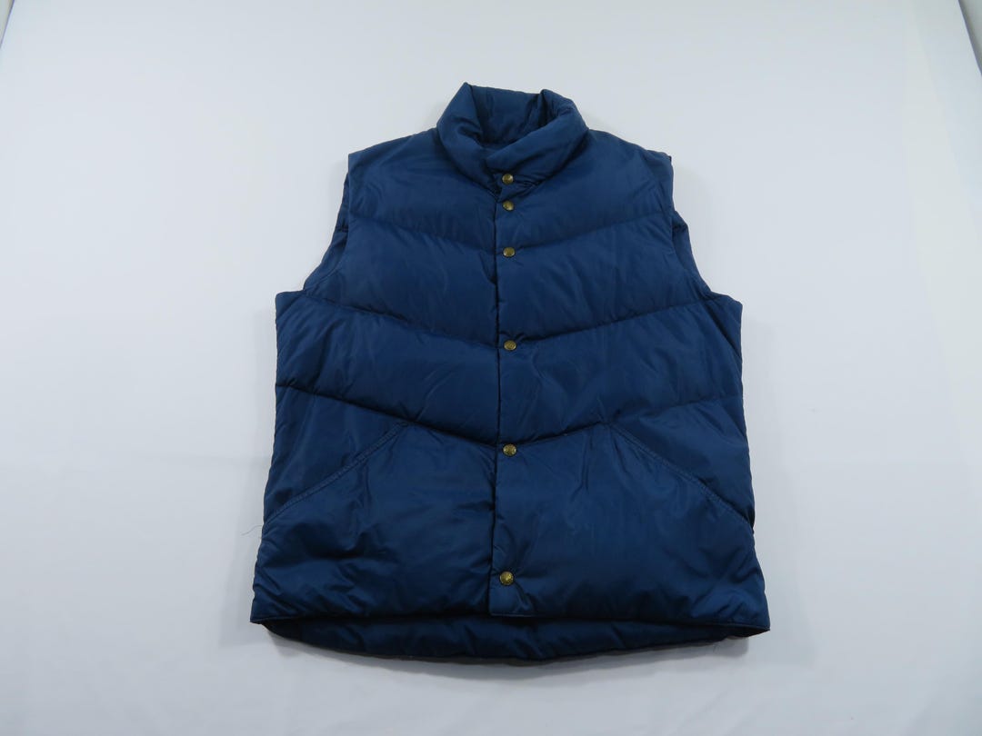 REI Co-op Chevron Quilted Puffer Vest Sz L 1970s - Etsy