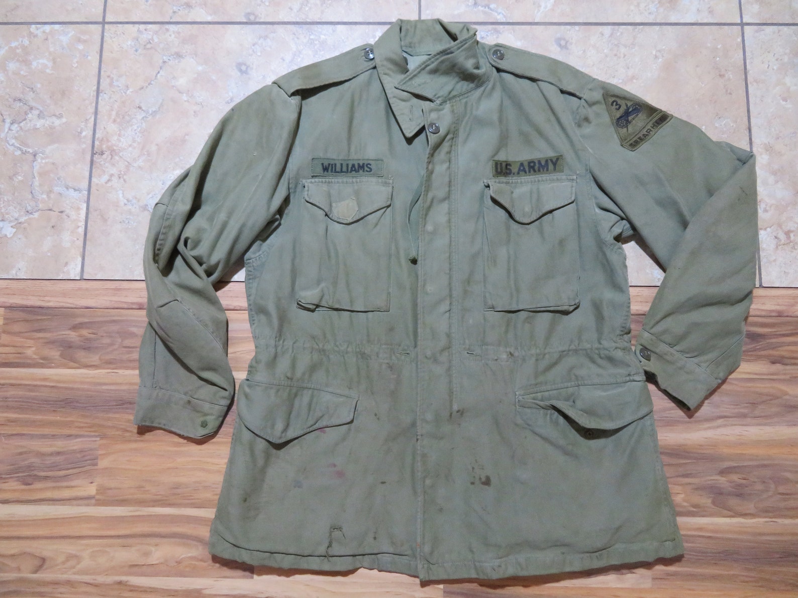 Vintage Military Mans Field Coat Uniform Army Coat OD Green - Etsy