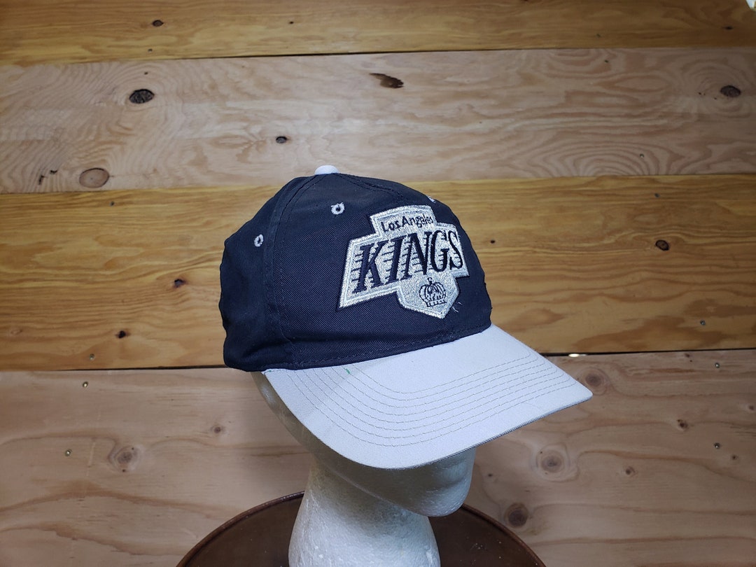Vintage LA Los Angeles Kings Cap Hat Black Gray Sports Specialties ...