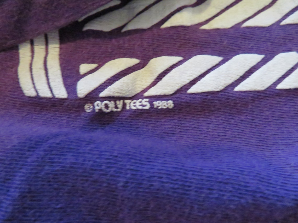 Vintage Poly Tees 1980s Maui Hawaii Purple White Sea Shell | Etsy