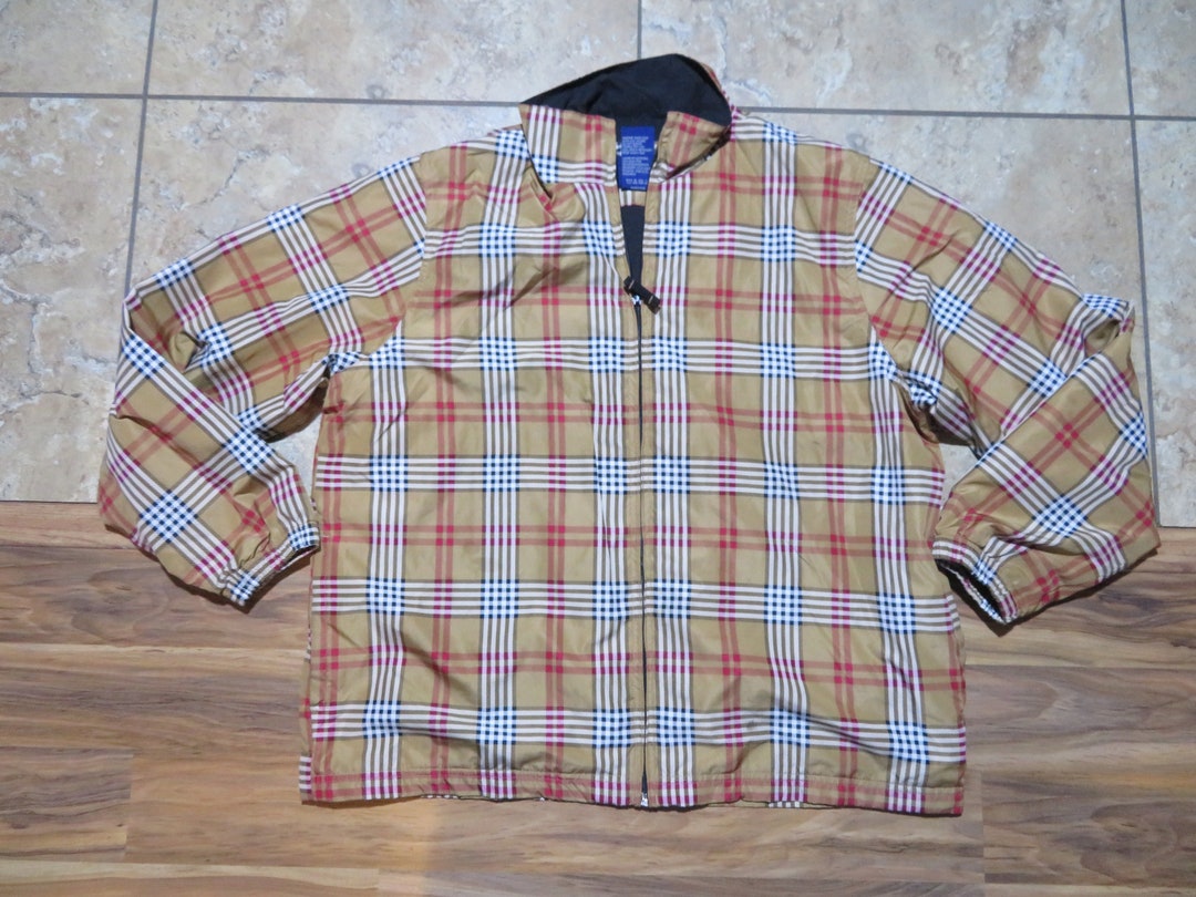 Womens Catalina Plaid Jacket Lined Windbreaker Nova Check Plaid Style ...