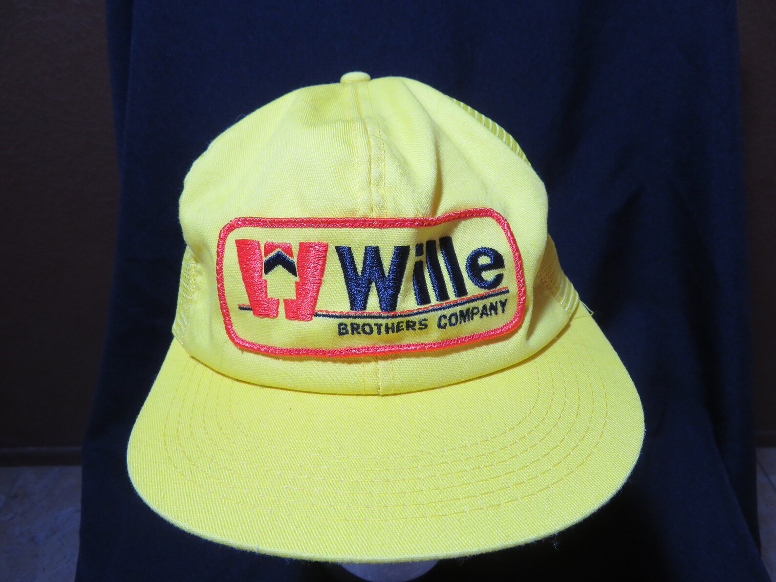 Vintage K-products Wille Brothers Company Trucker Hat Cap Mesh Baseball ...
