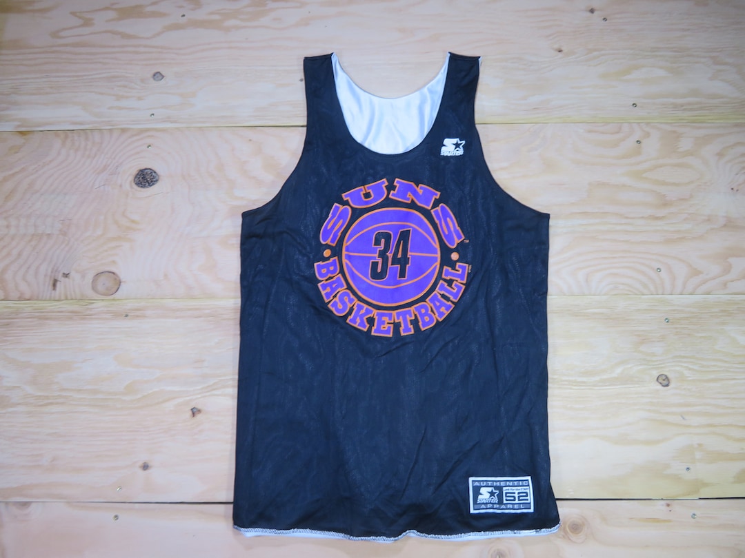 Vintage Starter Phoenix Suns #34 Charles Barkley Reversible Jersey ...