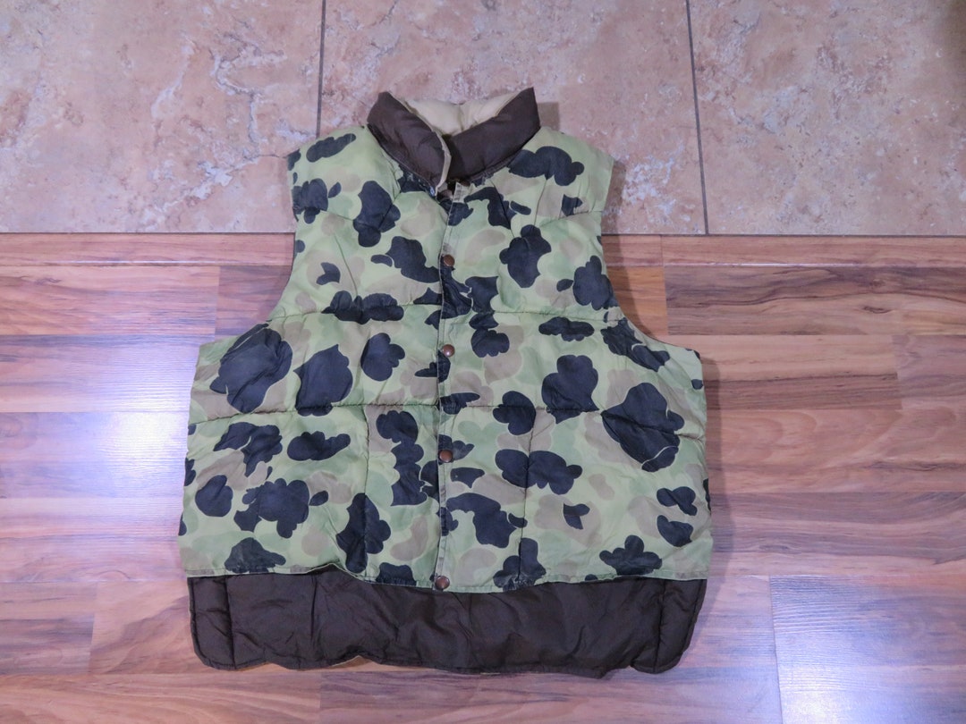 Vintage Black Sheep Insulated Reversible Outwear Vest Duck Hunter ...