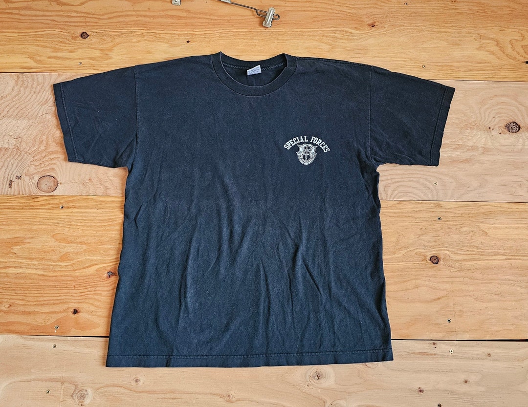 Vintage Special Forced De Opresso Liber Black T-shirt Sz XL Made in USA ...