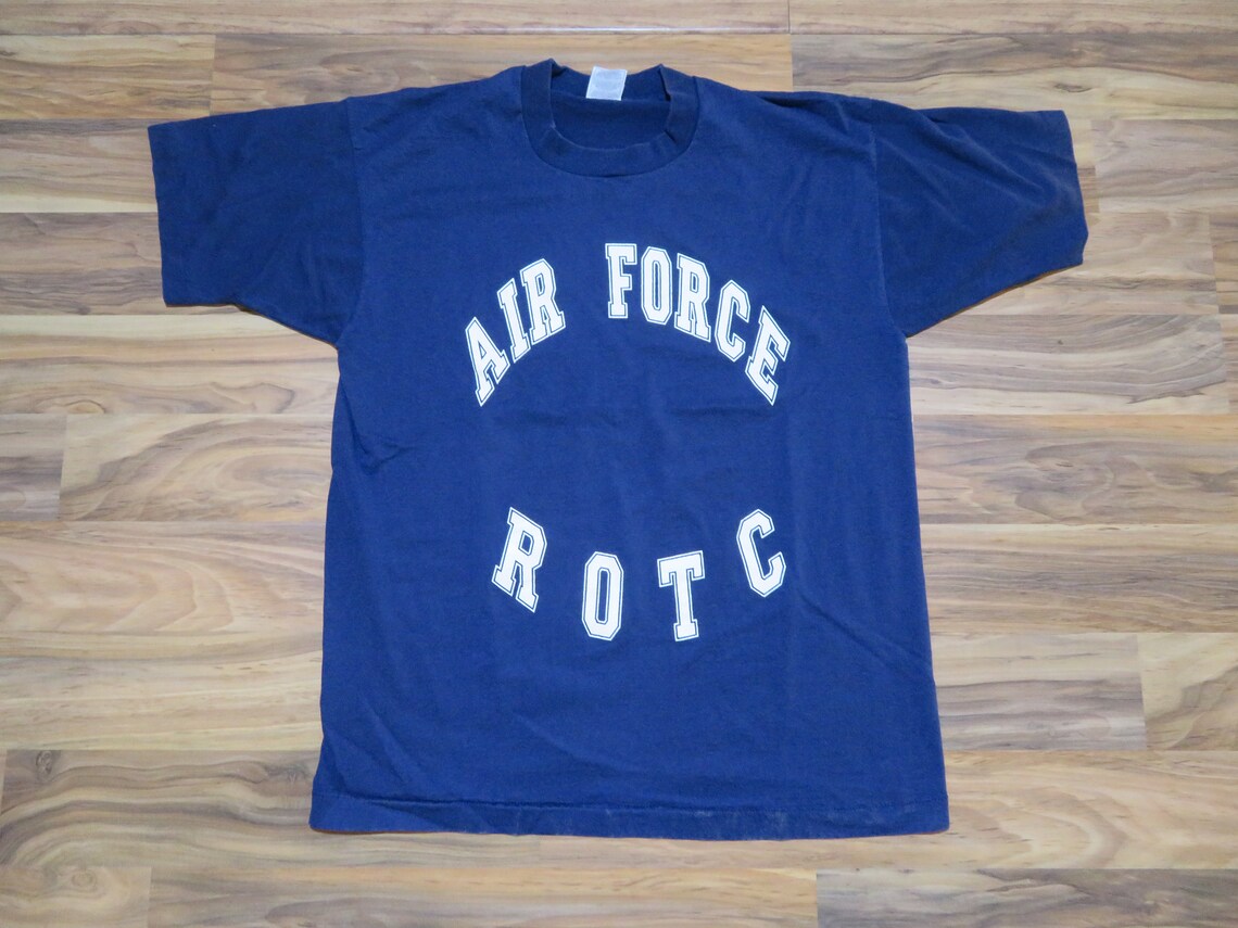Vintage Air Force ROTC Blue 50/50 T-shirt Sz L - Etsy