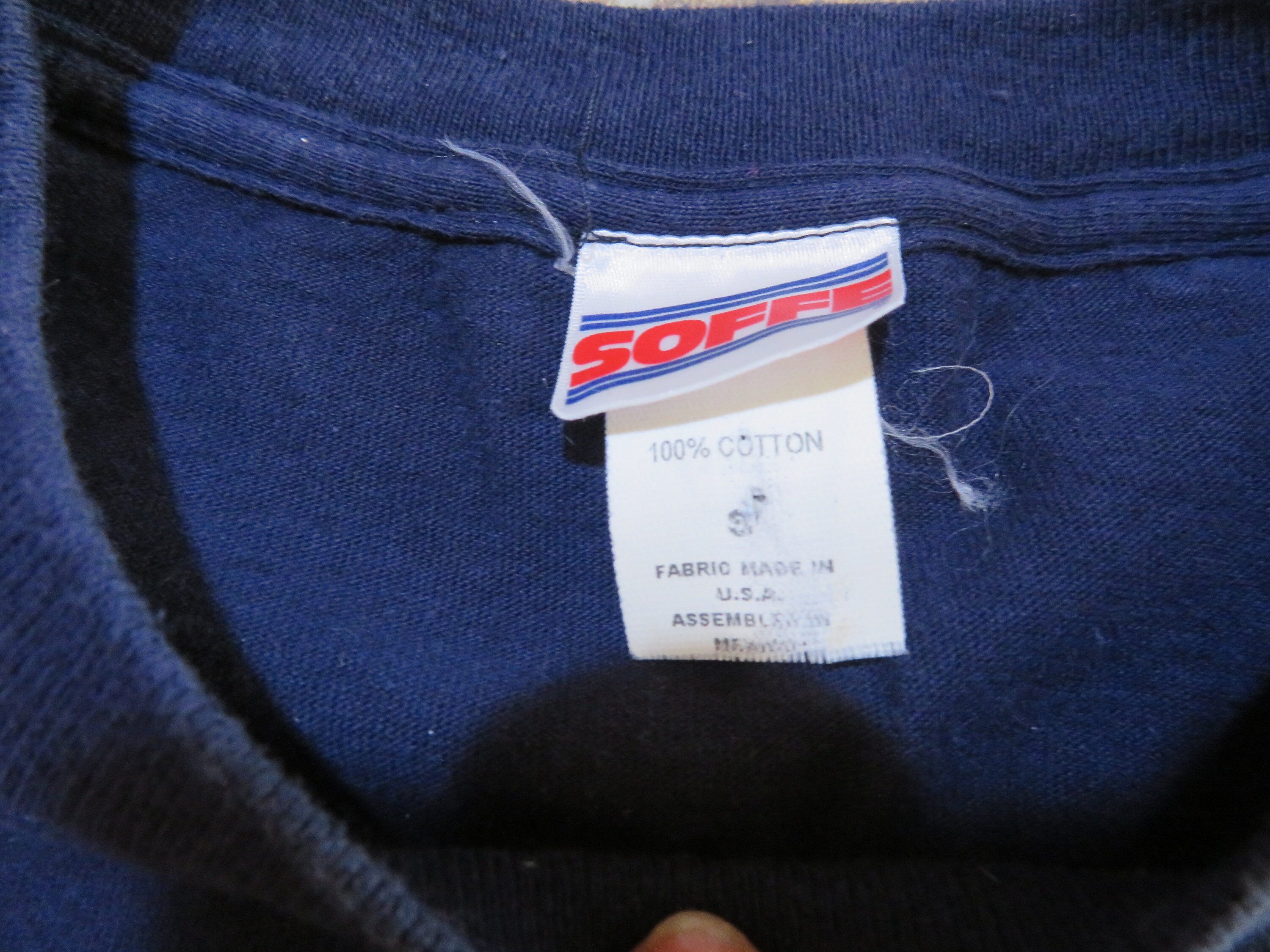 US NAVY T-shirt Navy Blue Gold Letters Soffe Brand Sz S USN - Etsy