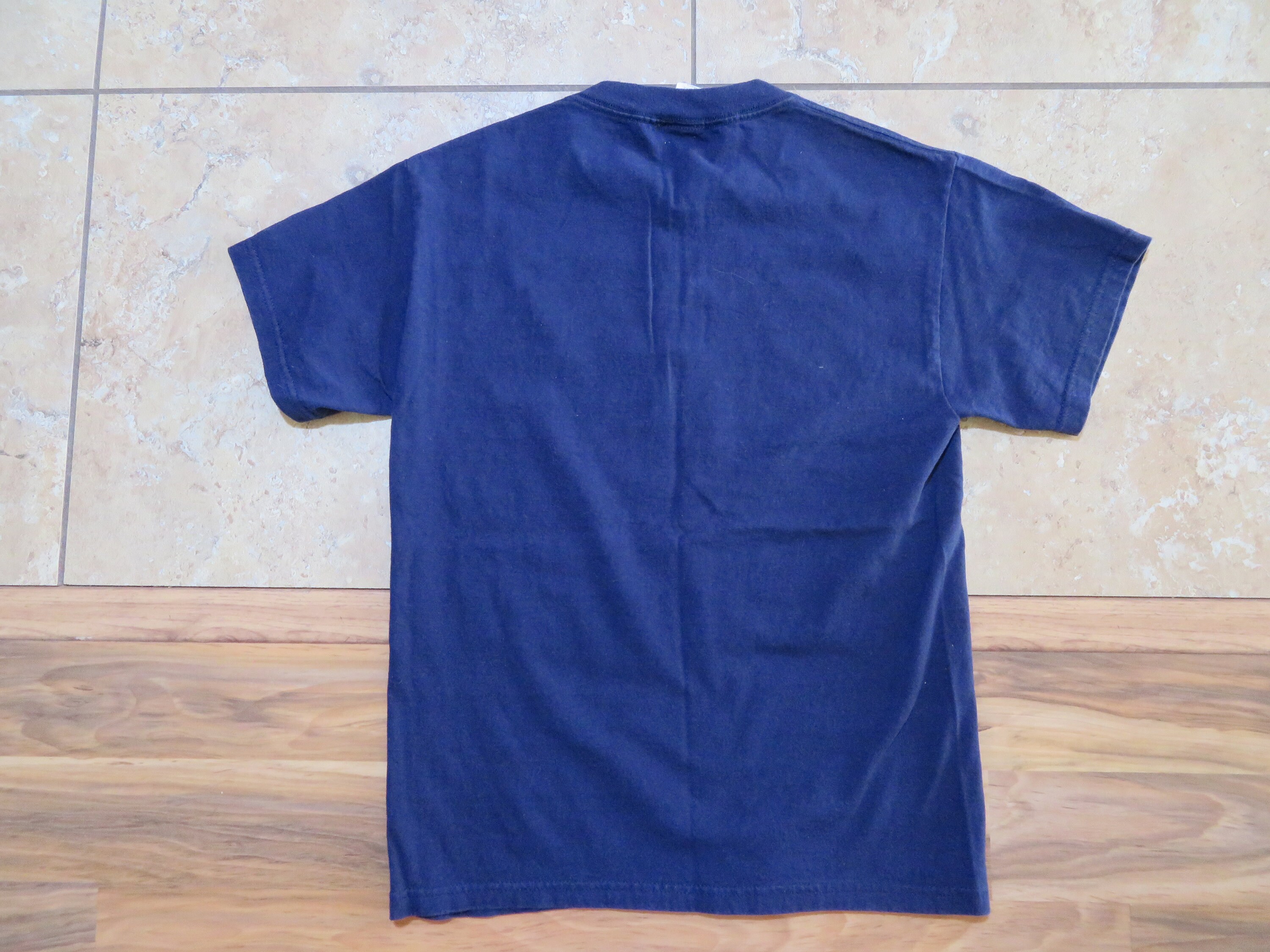 US NAVY T-shirt Navy Blue Gold Letters Soffe Brand Sz S USN - Etsy