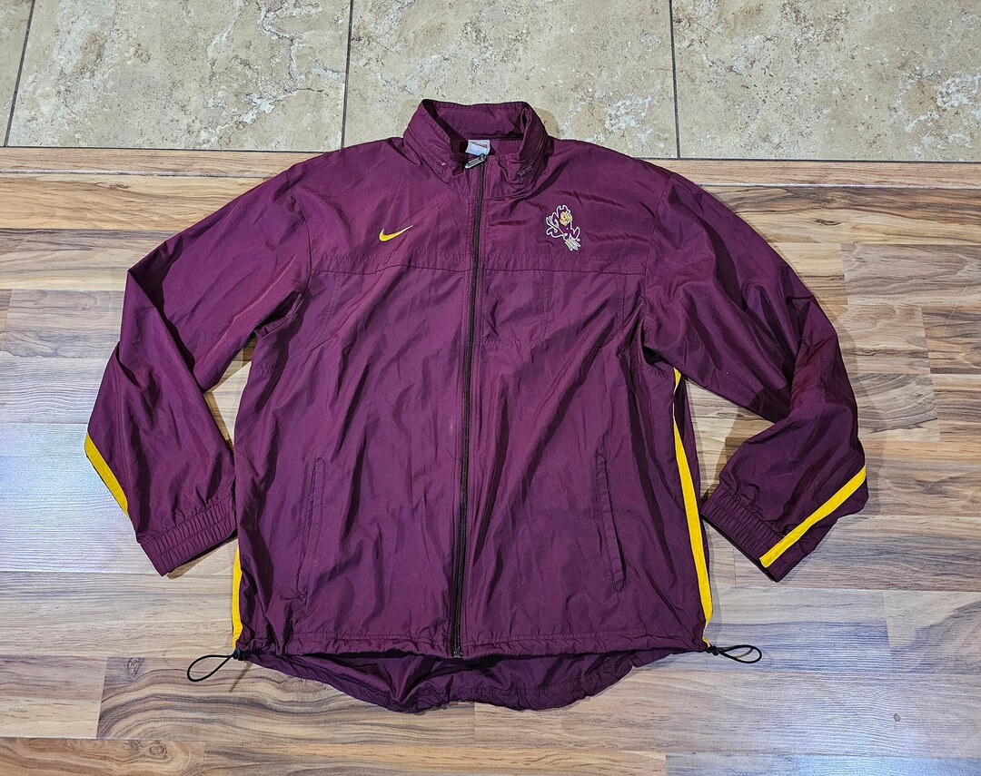 Vintage Nike Team Arizona State University Jacket Windbreaker ASU ...