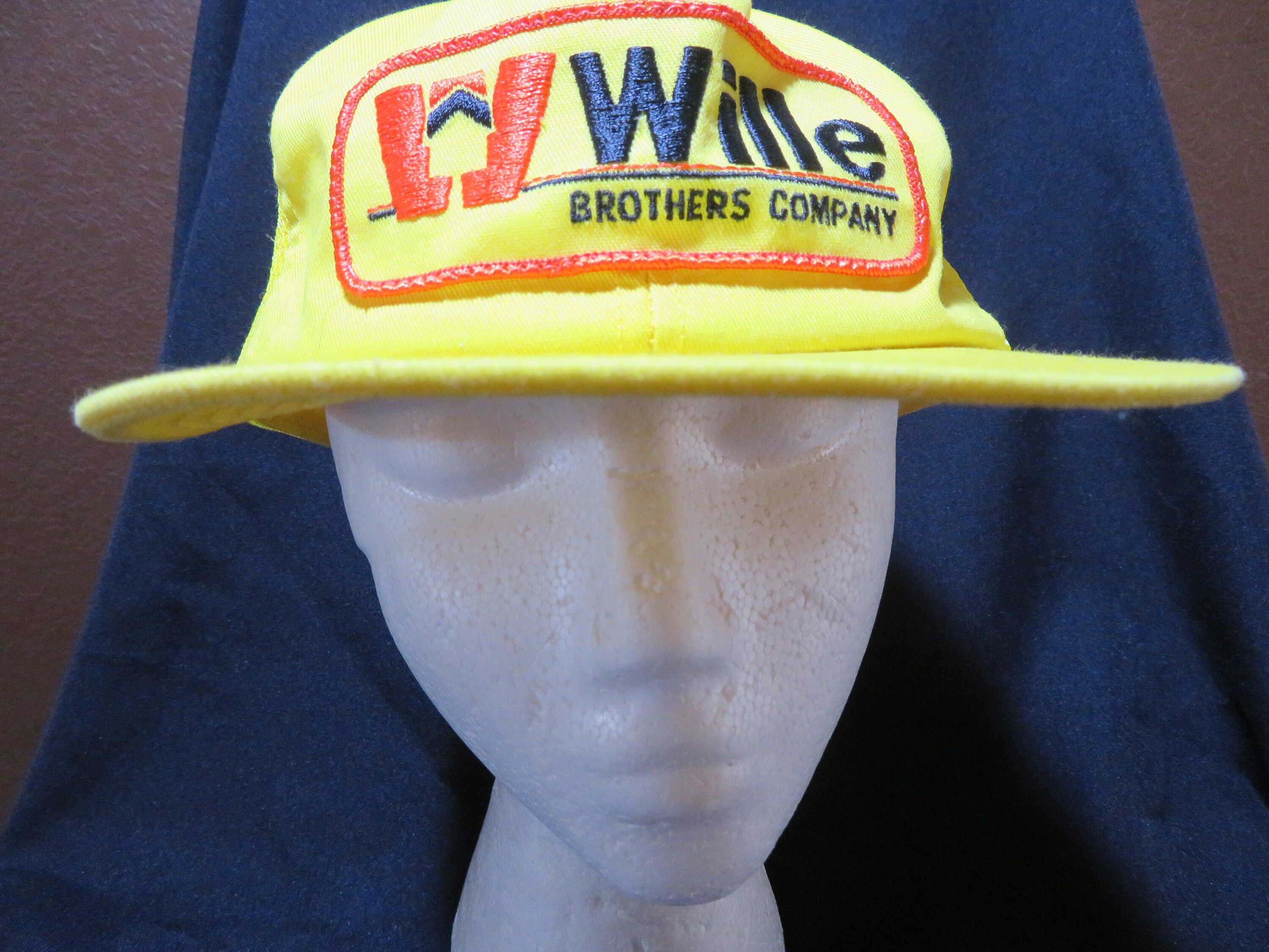 Vintage K-products Wille Brothers Company Trucker Hat Cap Mesh Baseball ...
