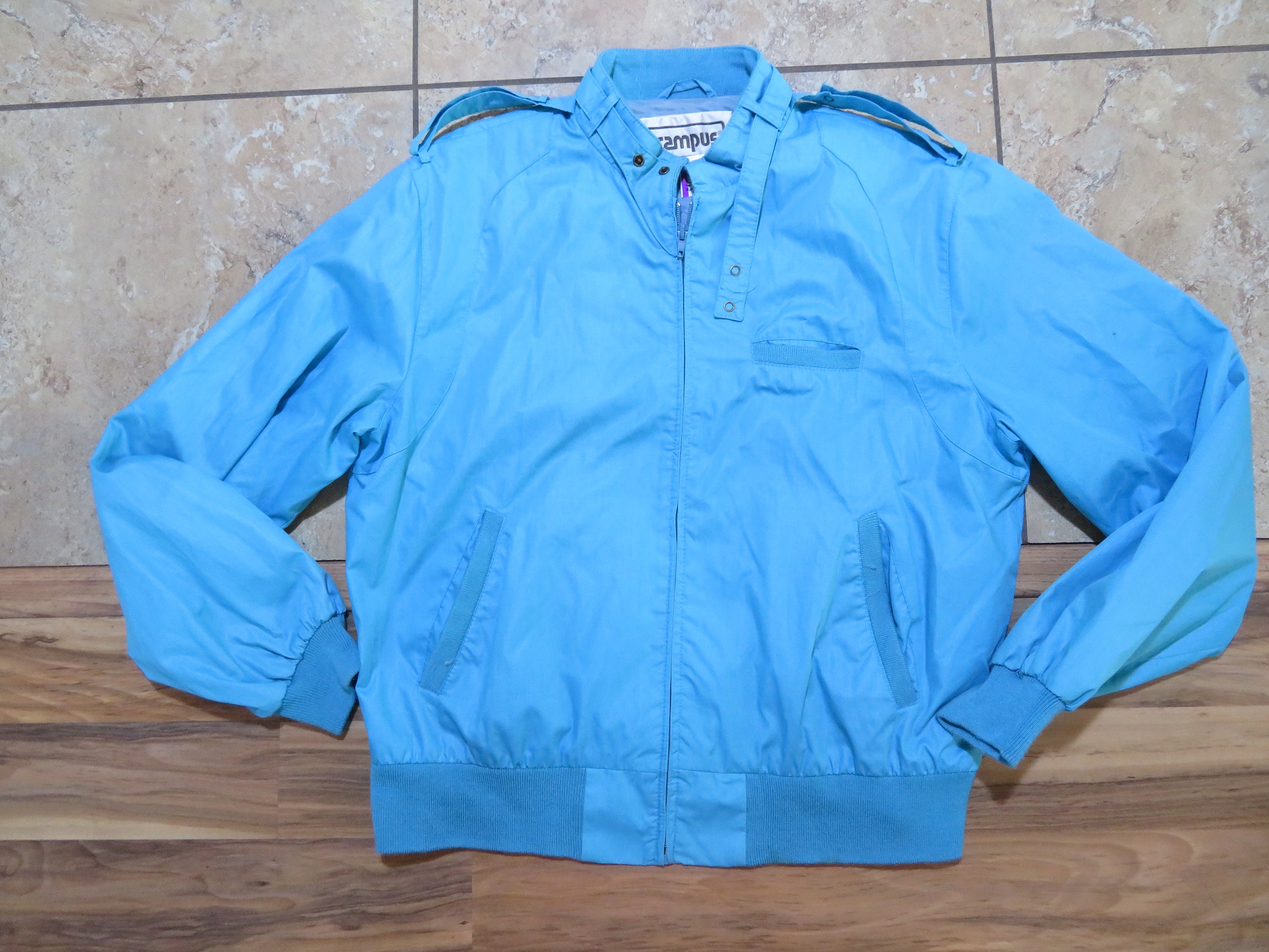 Campus Jacket Blue Vintage - Etsy Campus Jacket Blue Vintage - Etsy
