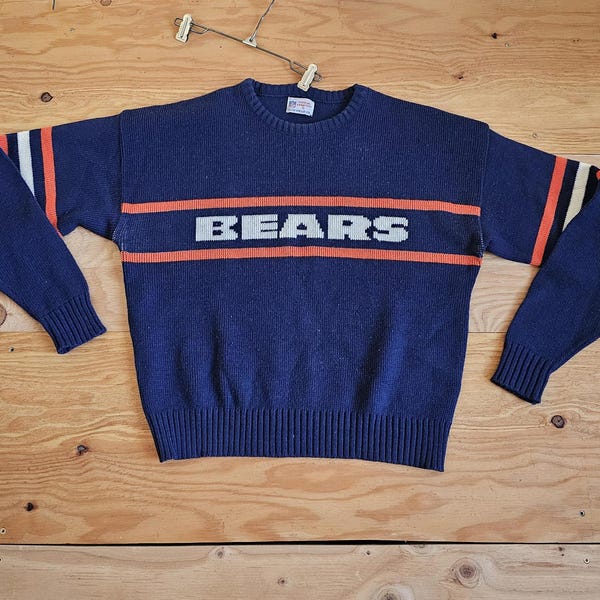 Chicago Bears Sweatshirt Vintage - Etsy