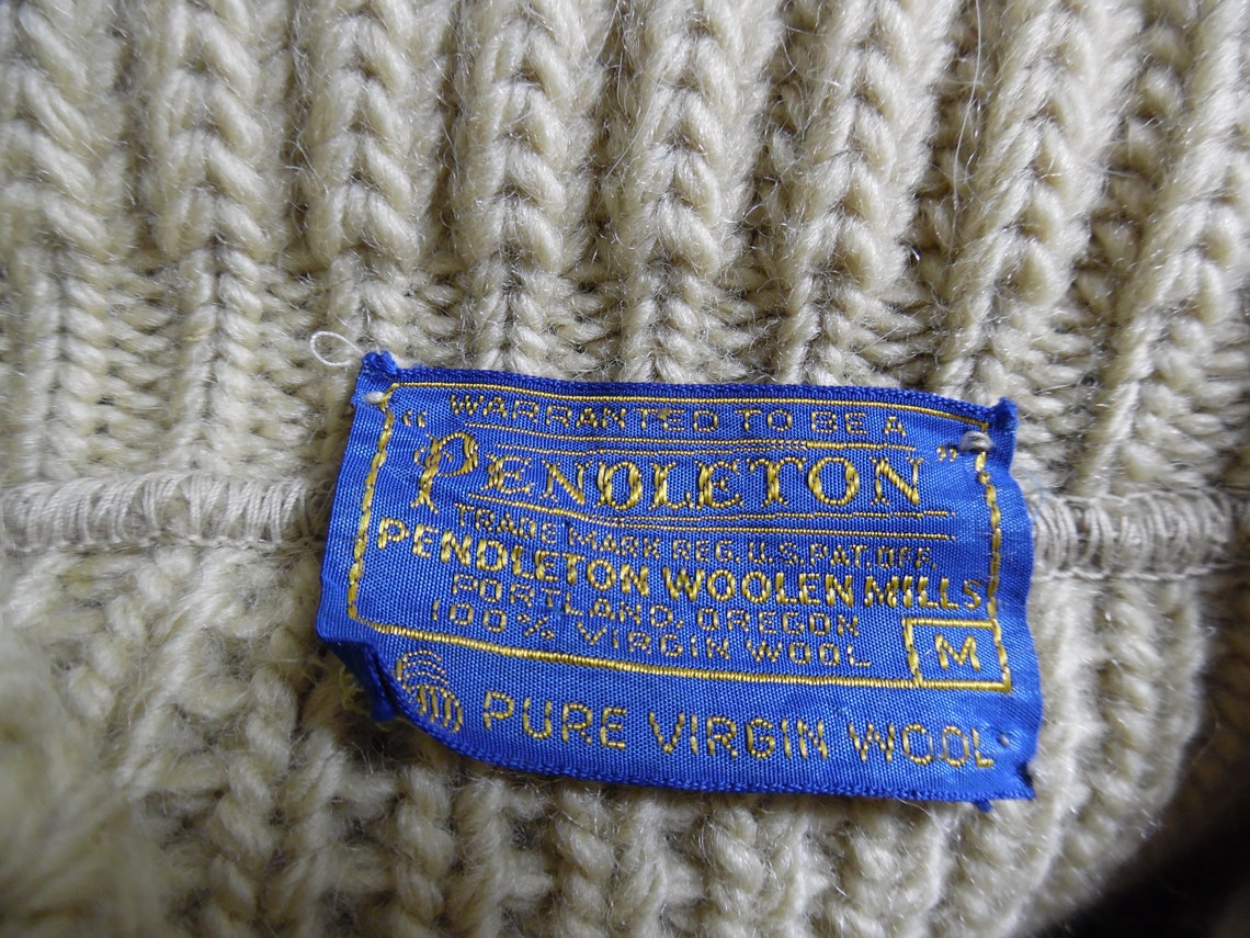 VTG Pendleton BIG LEBOWSKI Dude Cardigan Sweater Cowichan | Etsy