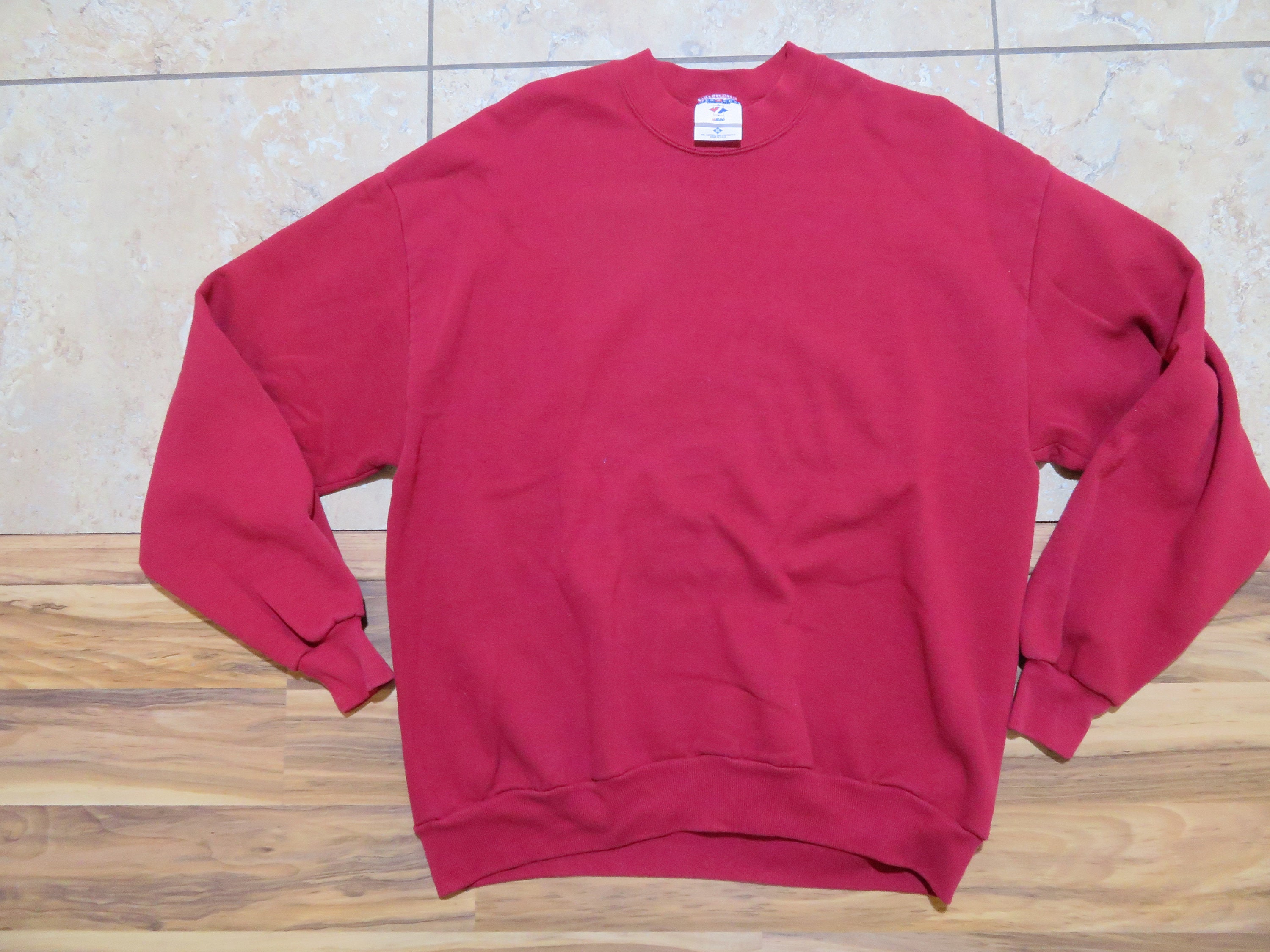 Red Crew Neck